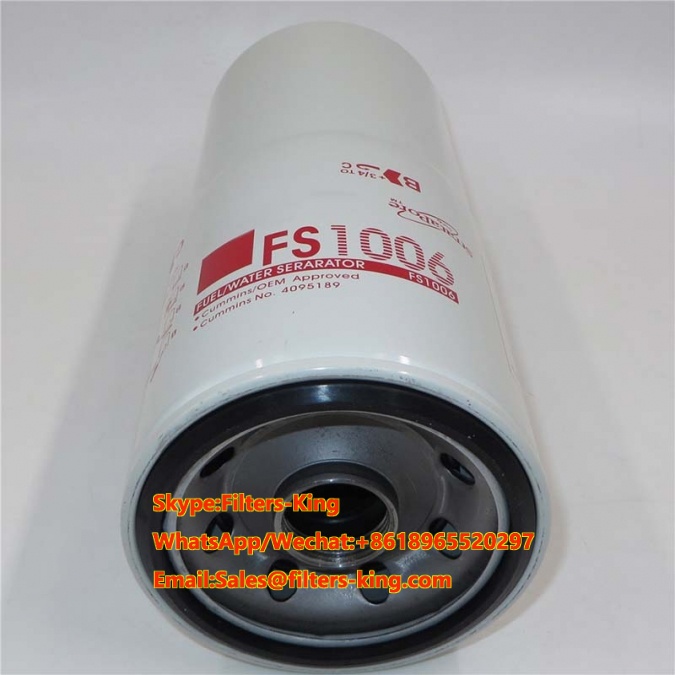 Замените сепаратор топливной воды Fleetguard Spin-on FS1006,поставщики ...