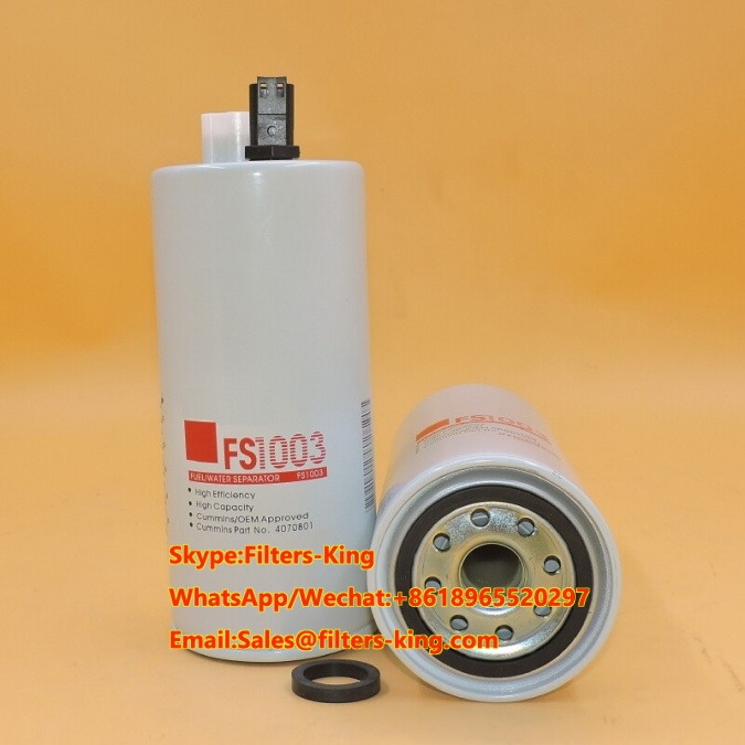 FS1003 Сепаратор топливной воды Вращающийся с дренажем,сенсорным портом ...